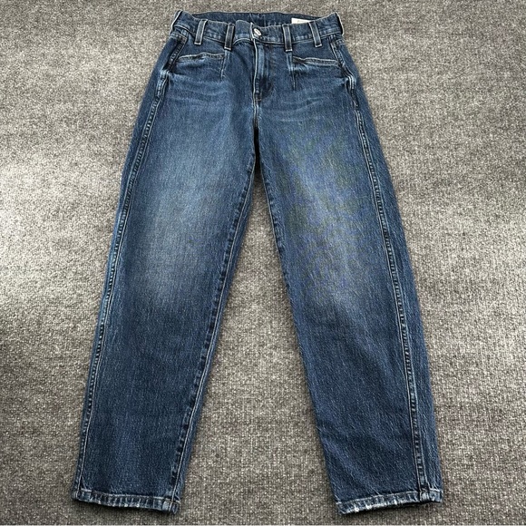 AYR | Jeans | Ayr Jeans Womens 24 The Beat Barrel Legs Denim Blue High ...